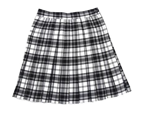 Black And White Plaid Pleated Skirt Waist 33 Non Wool Unlined Reitmans Made In Canada Etsy