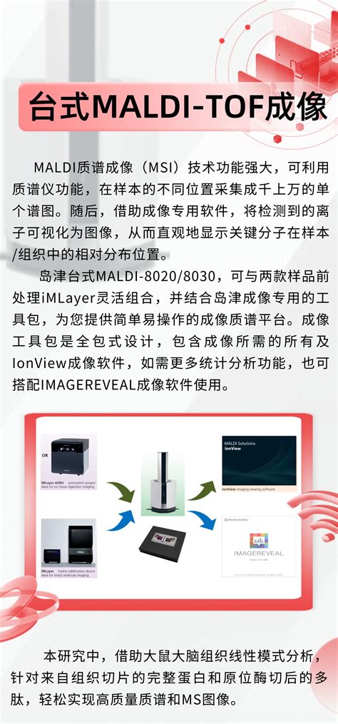 台式MALDI TOF成像在蛋白和原位酶切多肽中的应用 光谱网