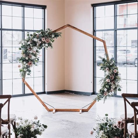 Montreal Two Piece Arch Flowers Silk Stem Collective Rent Wedding