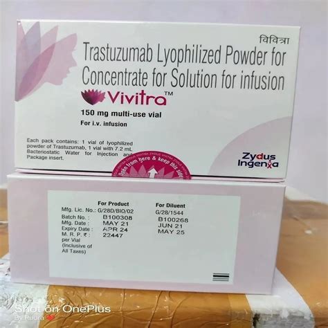 150 Mg Vivitra Injection At Rs 22447 Piece Trastuzumab Injections In