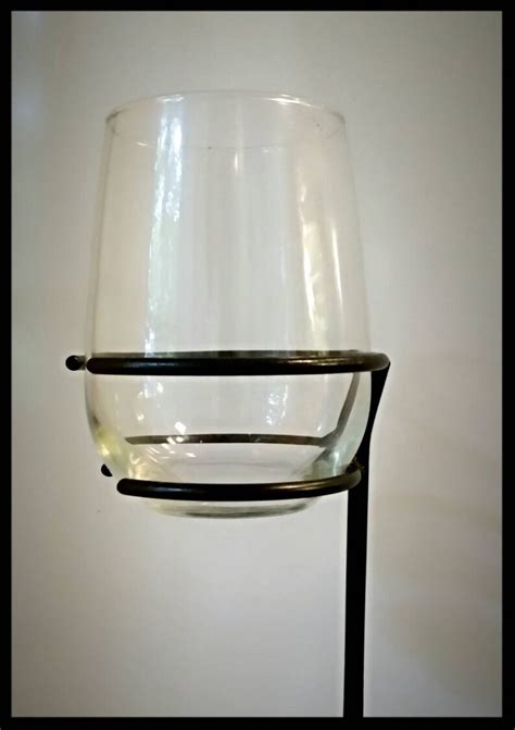 Stemless Wine Glass Holder2 Outdoor Wine Glass And 1 Wine Etsy