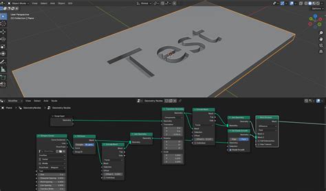3d Text Not Removed From Plate With Boolean Node 3 By RSEhlers