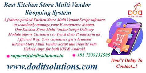 Best Kitchen Store Multi Vendor Clone System — Dod It Solutions By