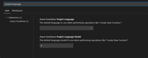 Create New Project Defaults To Python Issue Microsoft Vscode Azurefunctions Github