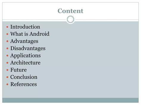 android operating system ppt pptx