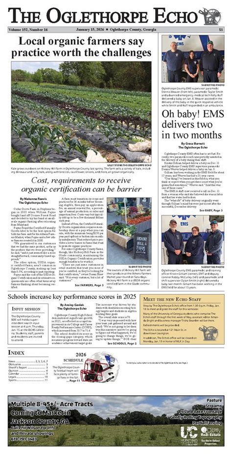 Elections The Oglethorpe Echo