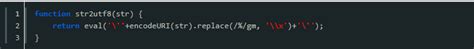 javascript字符串转换成utf 8编码方式有哪些 指尖上的代码go 博客园