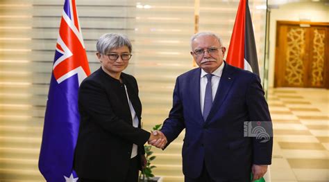 وزير الخارجية والمغتربين رياض المالكي يستقبل وزيرة الخارجية الأسترالية بيني وونغ