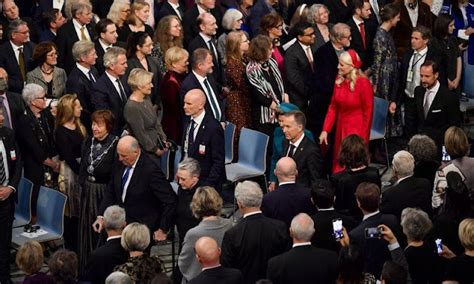 The 2022 Nobel Peace Prize Ceremony In Oslo Was Attended By Norwegian