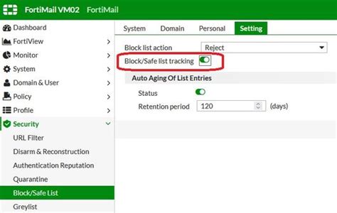 Technical Tip Unable To Add Entry Under Blocksa Fortinet Community