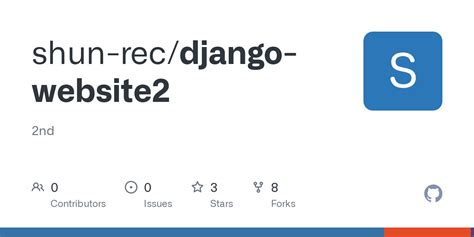 GitHub Shun Rec Django Website Nd