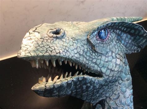 Blue Eyed Dragon • Ultimate Paper Mache
