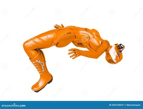 Man Being Abducted By Ufo Alien Abduction Concept 3d Rendering