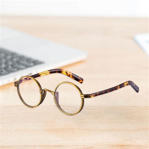 Fityle Glasses Frames Eyeglass Frame Comfortable To Wear Oval Full Rim