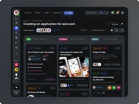 Task Manager Dashboard Ui Kit On Behance