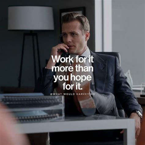 Harvey Specter • Suits On Instagram Work For It More Than You Hope