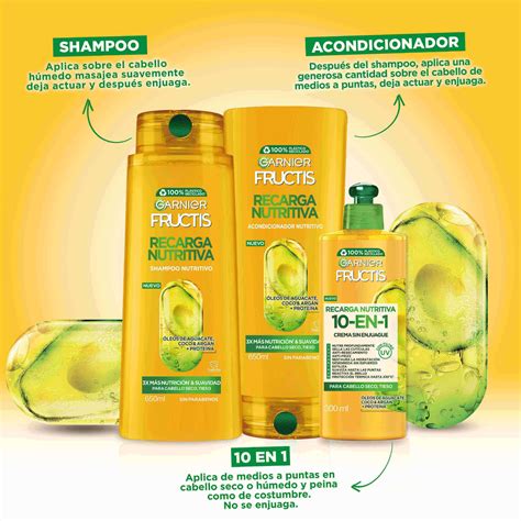 Crema Para Peinar 10 En 1 Recarga Nutritiva 300ml Garnier Chile