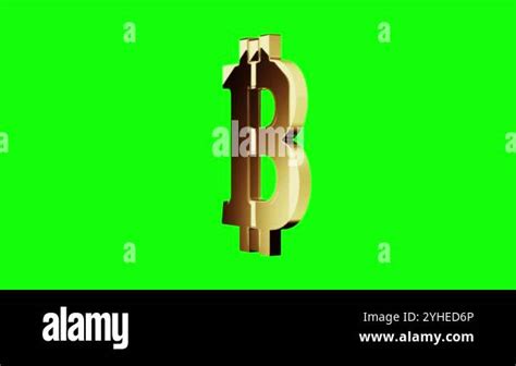 Bitcoin Crypto Currency Blockchain And Digital Money Technology Symbol Isolated Loop Abstract