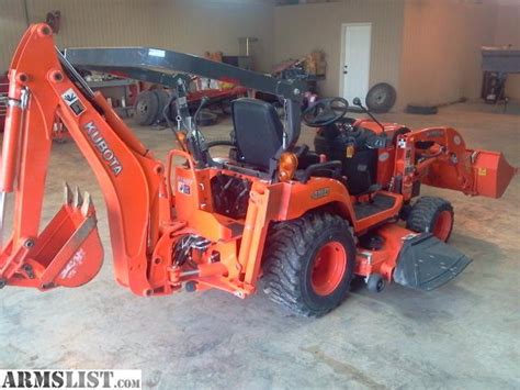 ARMSLIST For Sale Kubota BX Tractor Loader Backhoe Mower