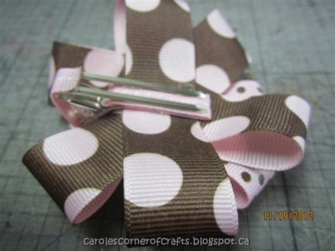 Caroles Corner Of Crafts Craft Flower Loop Hair Bow