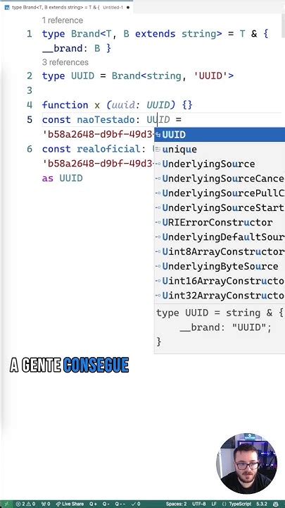 Você Conhece Os Branded Types Do Typescript Youtube
