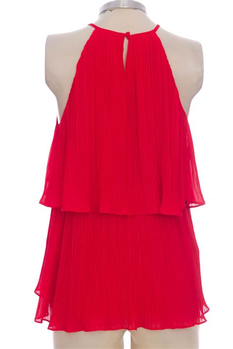 Blusa Color Rojo Naked Zebra Closeando
