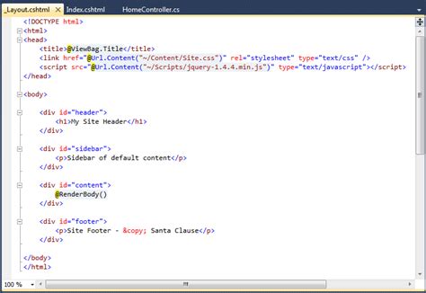 scottgu s blog asp mvc 3 layouts and sections with razor