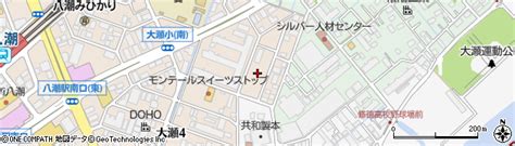 埼玉県八潮市大瀬4丁目13の地図 住所一覧検索｜地図マピオン