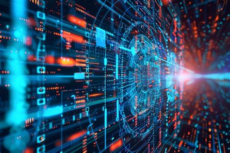 Premium Photo Abstract Background Showcasing It Technology Illustrating Complexity And Innovation