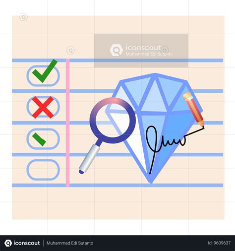 Diamond Checklist Checkmark Animation By Muhammad Edi Sutanto Lottiefiles