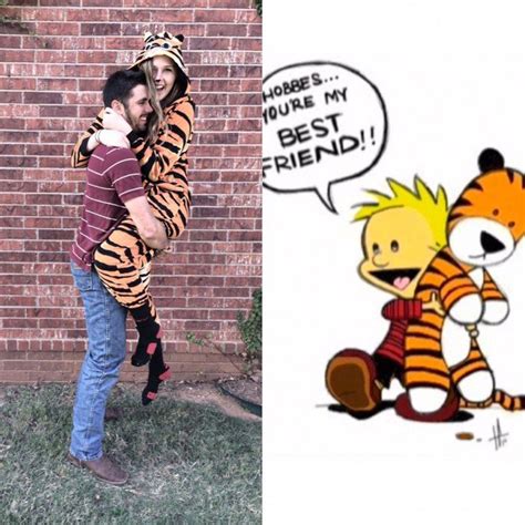 Halloween Couples Costume Calvin And Hobbes Coupleshalloweencostumes