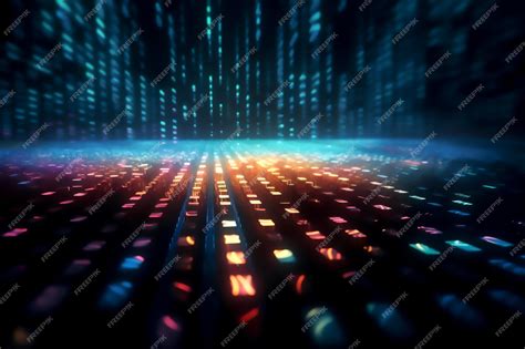 premium ai image progress abstract coding tech background ai modern