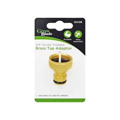 Wholesale 3 4 Female Threaded Brass Tap Adaptor Homeware Essentials