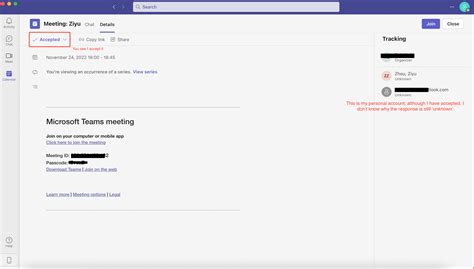 Click Join Meeting On Macos Teams App Calendar But Forced Jump To