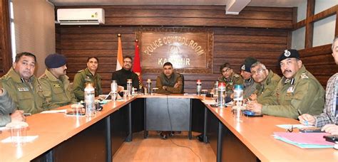 Igp Kashmir Chairs Security Cum Crime Review Meeting Kashmir Observer