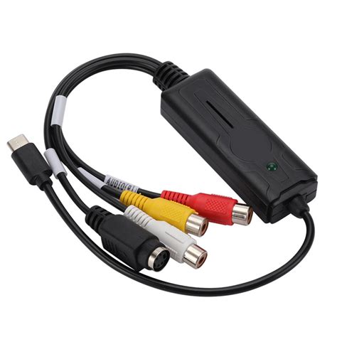 Type C Audio Video Capture Card Adapter Usb C To Rca Video Capture