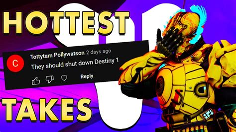 I Ranked Your HOTTEST Destiny Takes Destiny Lightfall YouTube