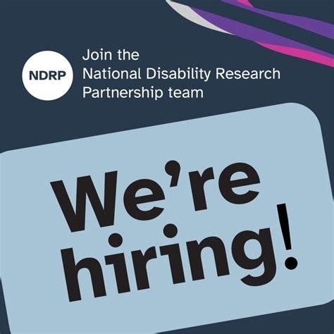 National Disability Research Partnership Ndrp On Linkedin We Re