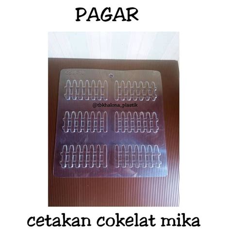 Jual Cetakan Coklat Mika Pagar Shopee Indonesia