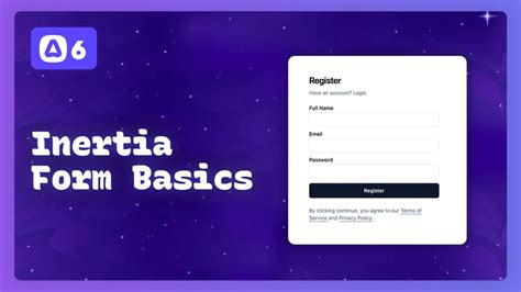 Building With Adonisjs And Inertia Inertia Form Basics Adocasts Lesson