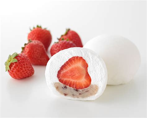 高原苺の大福 ふるーつ大福・おりじなる大福 御菓子処 養老軒