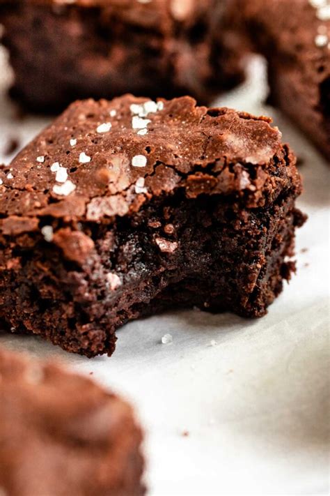 Chewy Small Batch Brownies One Bowl Rich And Delish