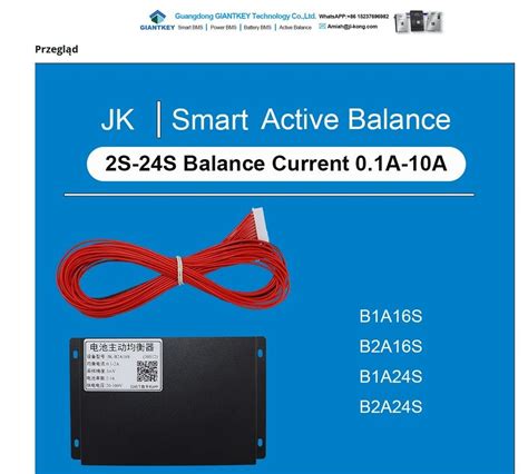 Balanser Aktywny Pojemnościowy JK Magazynowanie Energii DIY Polska