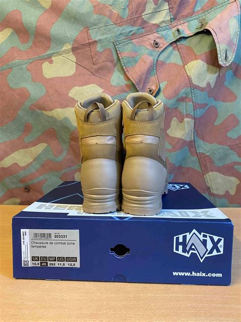 Nouvelle Haix Chaussure De Combat Zone Tempérée Coyote Surplus Hector