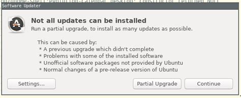 Update Manager Recover From Aborted Do Release Upgrade Ask Ubuntu