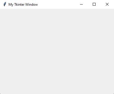 How To Create A Window In Tkinter Programmingempire