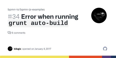 Error When Running `grunt Auto Build` · Issue 34 · Bpmn Iobpmn Js