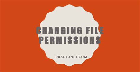 Changing File Permissions In Linux Cyber Security Networking Technology Courses And Blog
