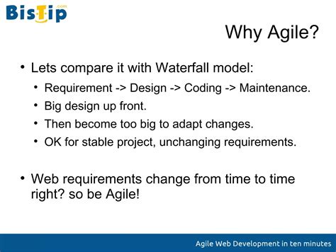 Agile Web Development In Ten Minutes PPT