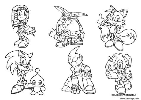 Coloriage Sonic Jecolorie